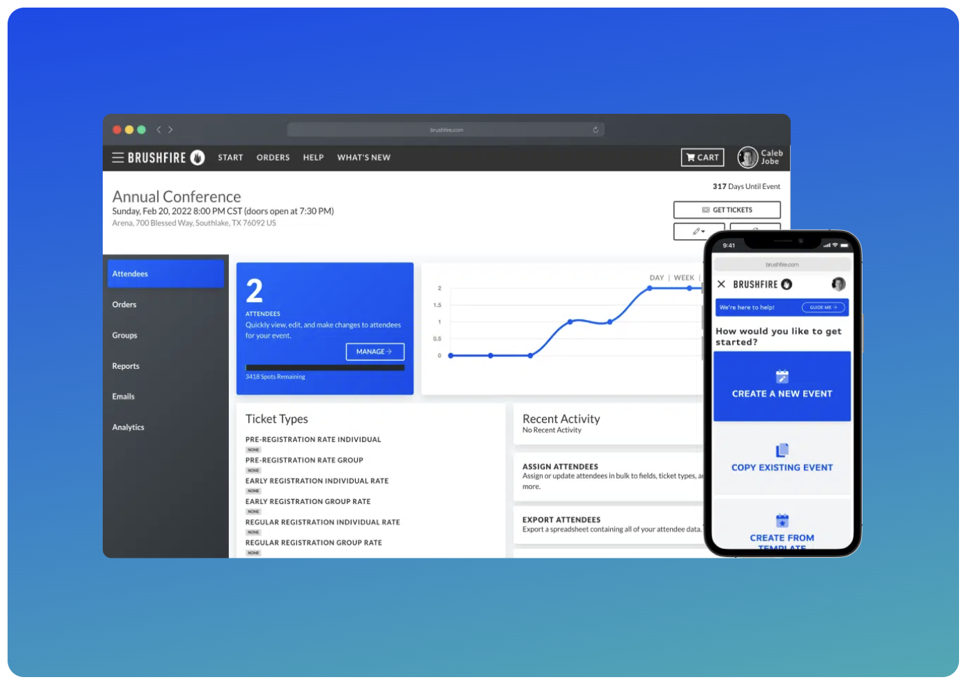 Brushfire Event Management Platform